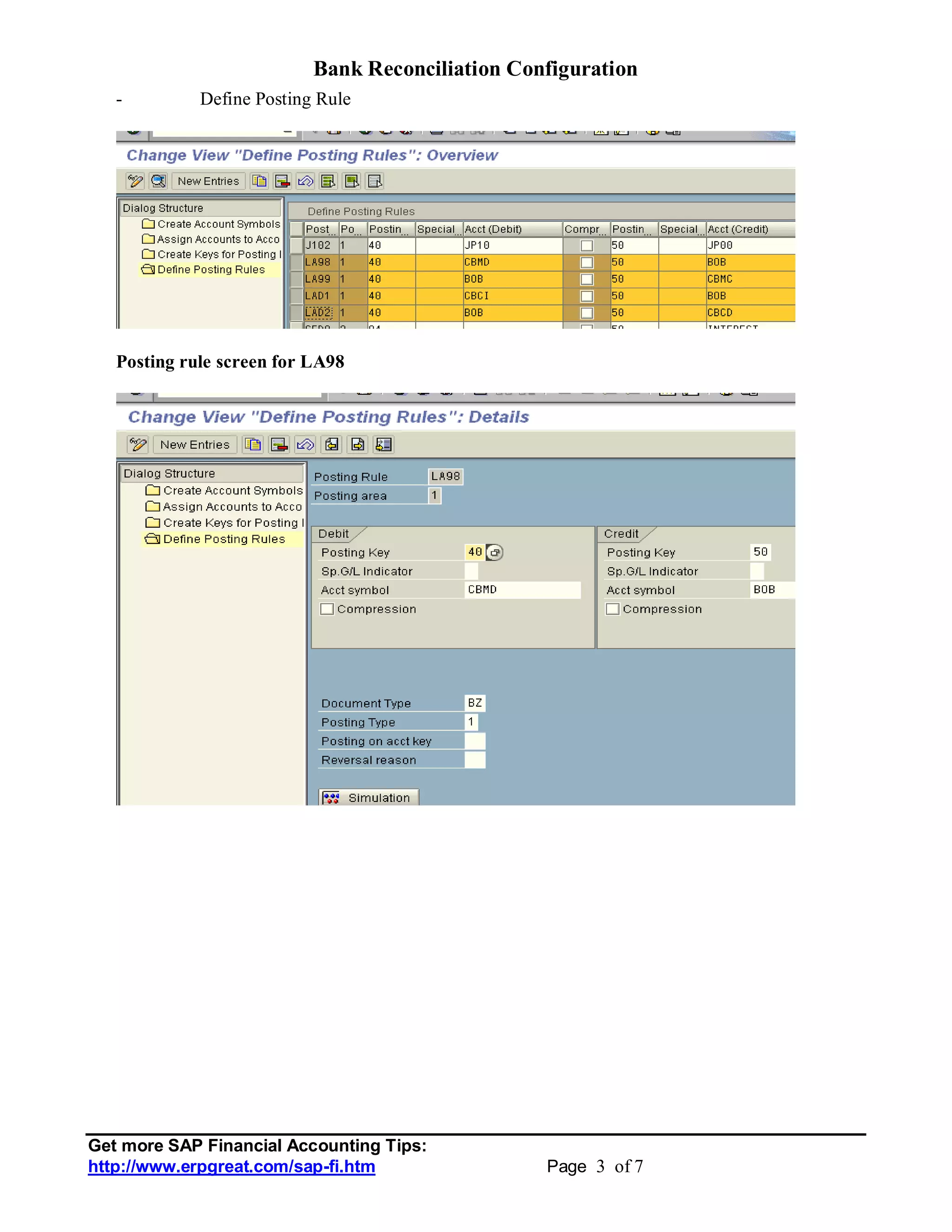 Bank reconciliation configuration sap Anilkumar chowdary | PDF ...
