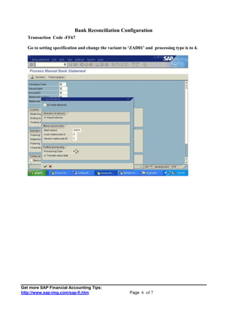 Bankreconciliationconfiguration[1] | PDF