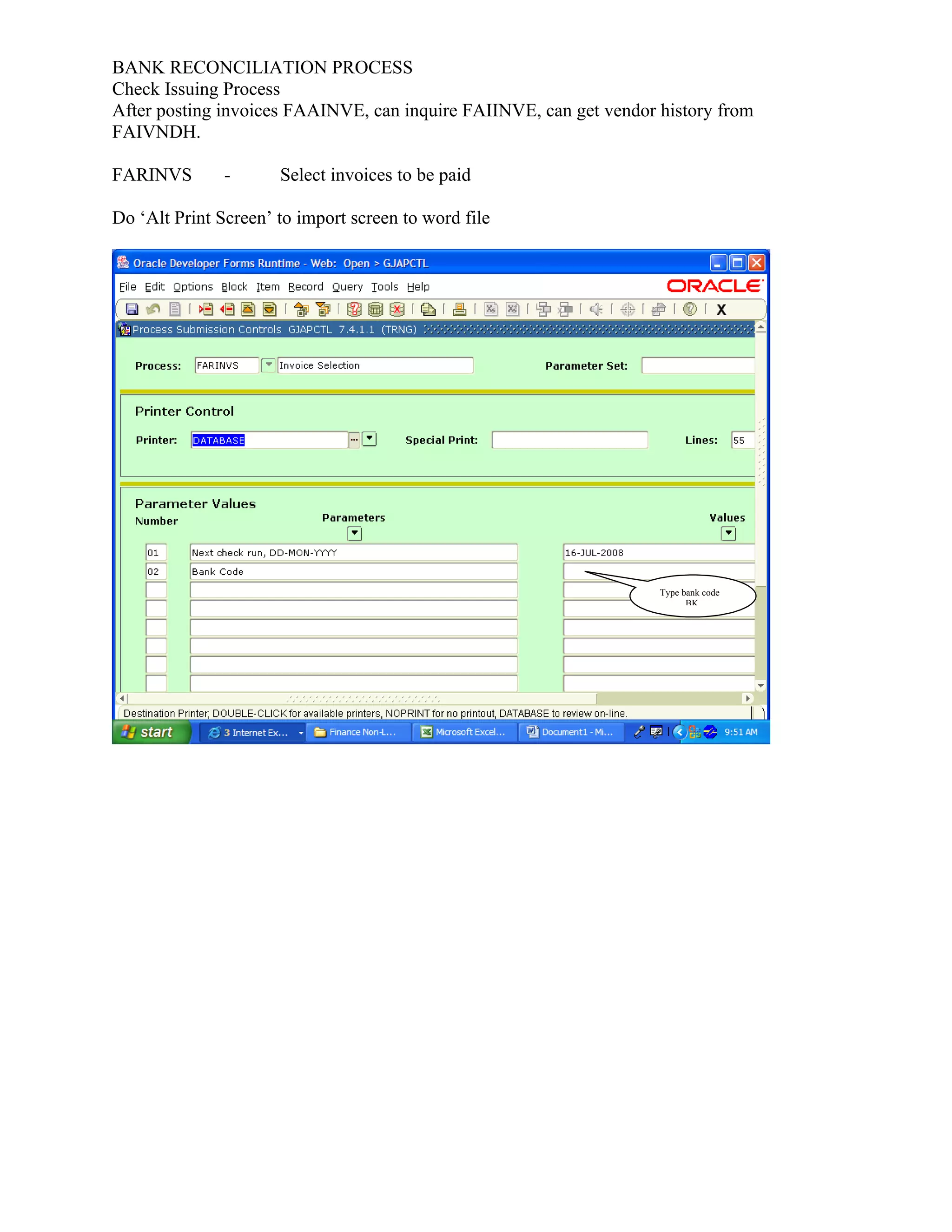 Bank Reconciliation Process | PDF