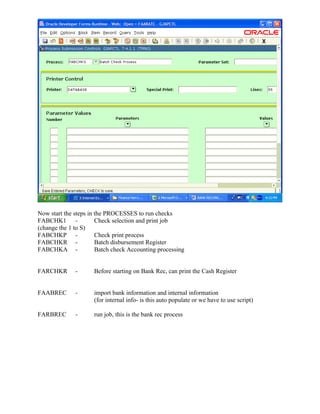 Bank Reconciliation Process | PDF