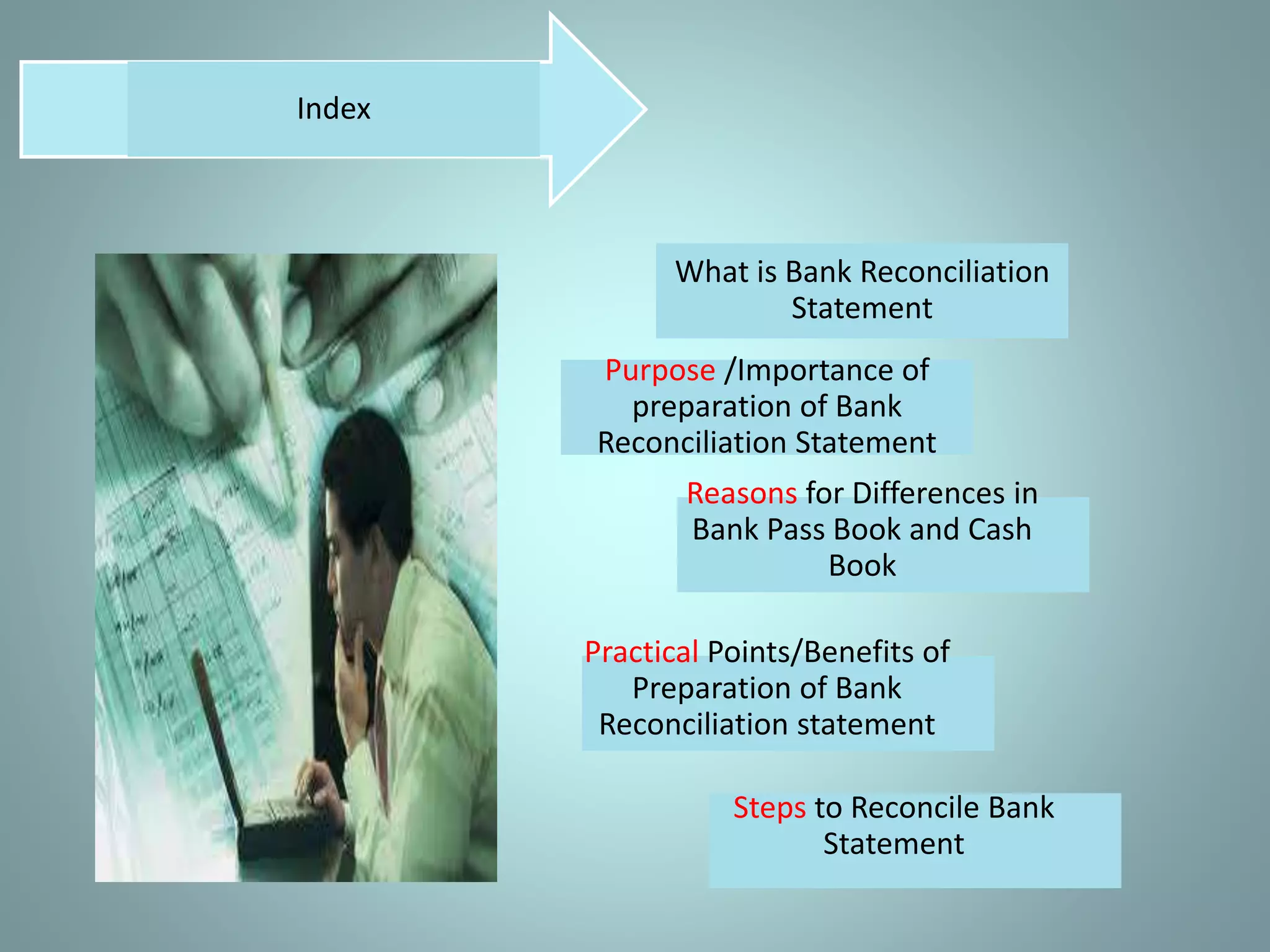 Bank reconciliation representation amrit | PPT