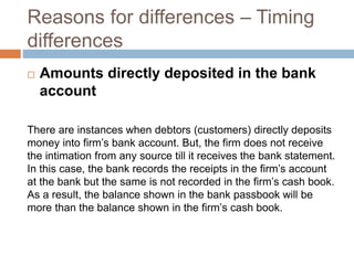 Bank reconciliation statement | PPTX