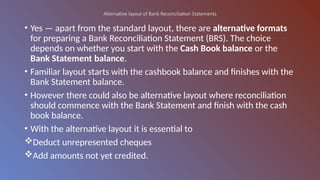 Bank Reconciliation Statements PPT and Exercise | PPTX