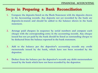 Bank Reconciliation Statements | PPT
