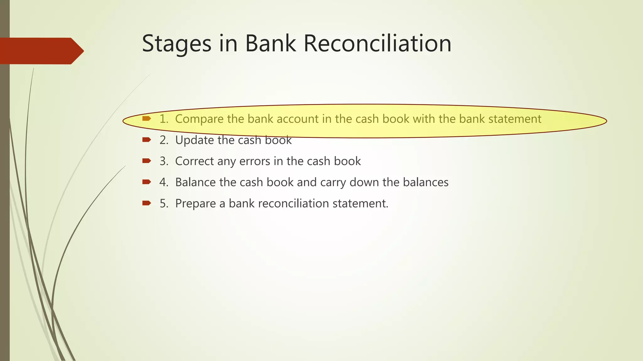 Bank reconciliation statements chap 14 10th for moodle | PPTX