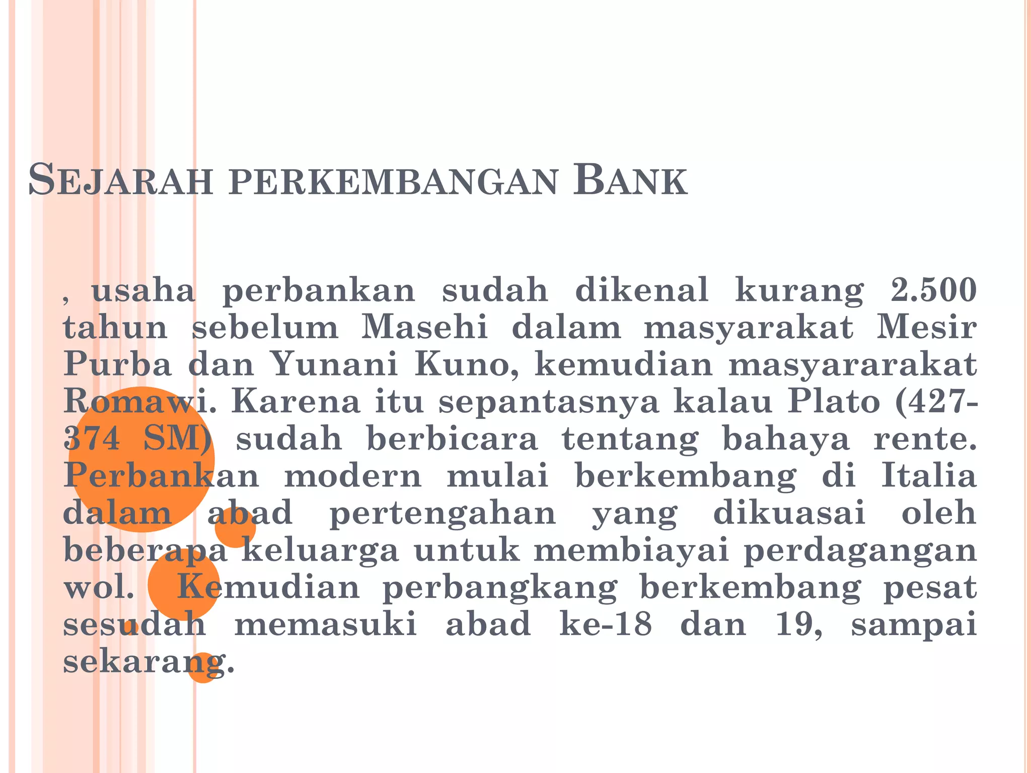 Bank, rente dan fee | PPTX
