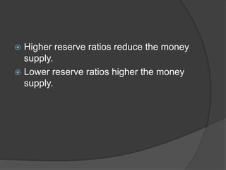 Bank reserve rate | PPTX