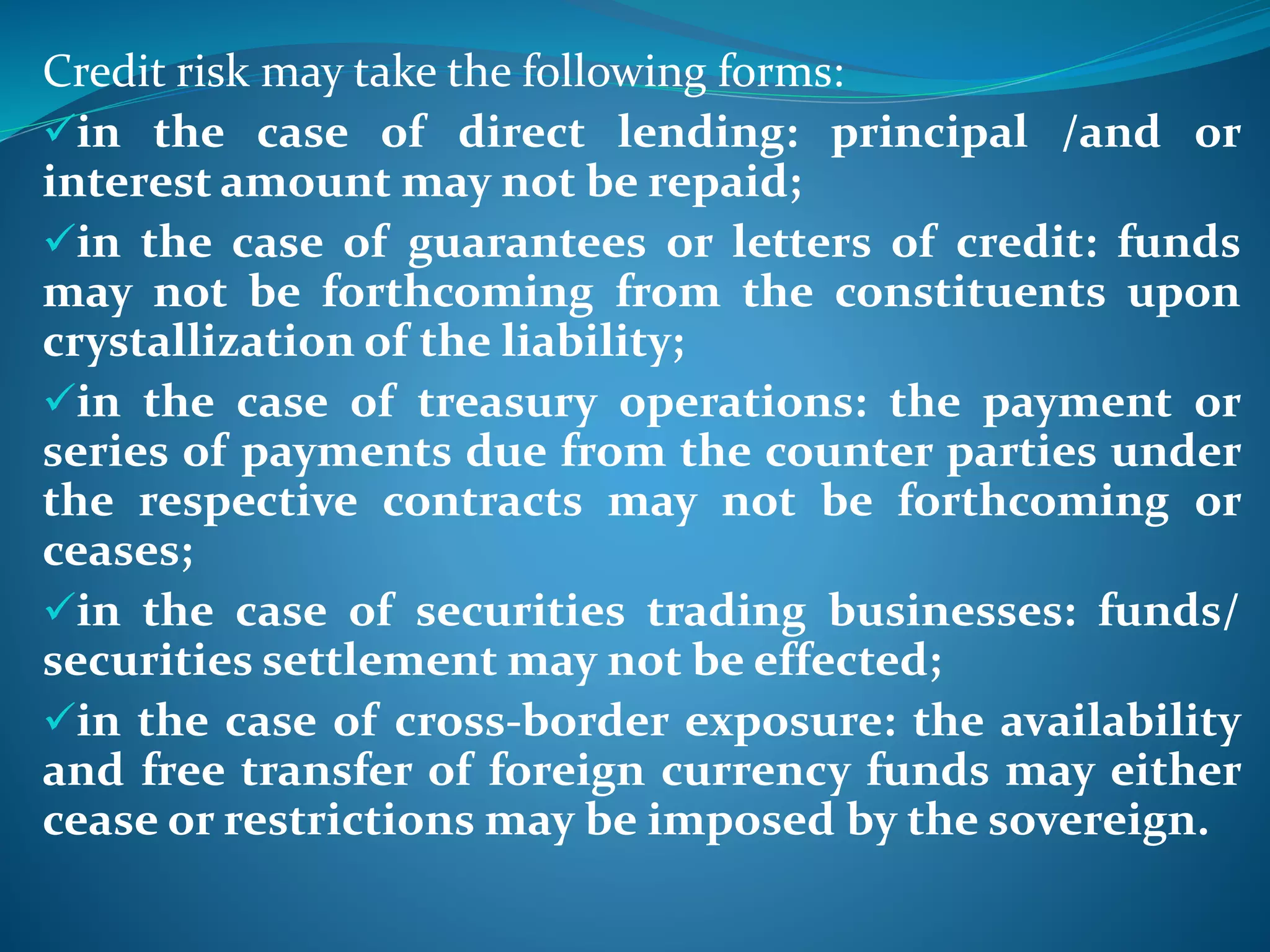 Bank risk management | PPTX
