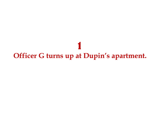 Bank Robbery story- Sequence of Events | PPT