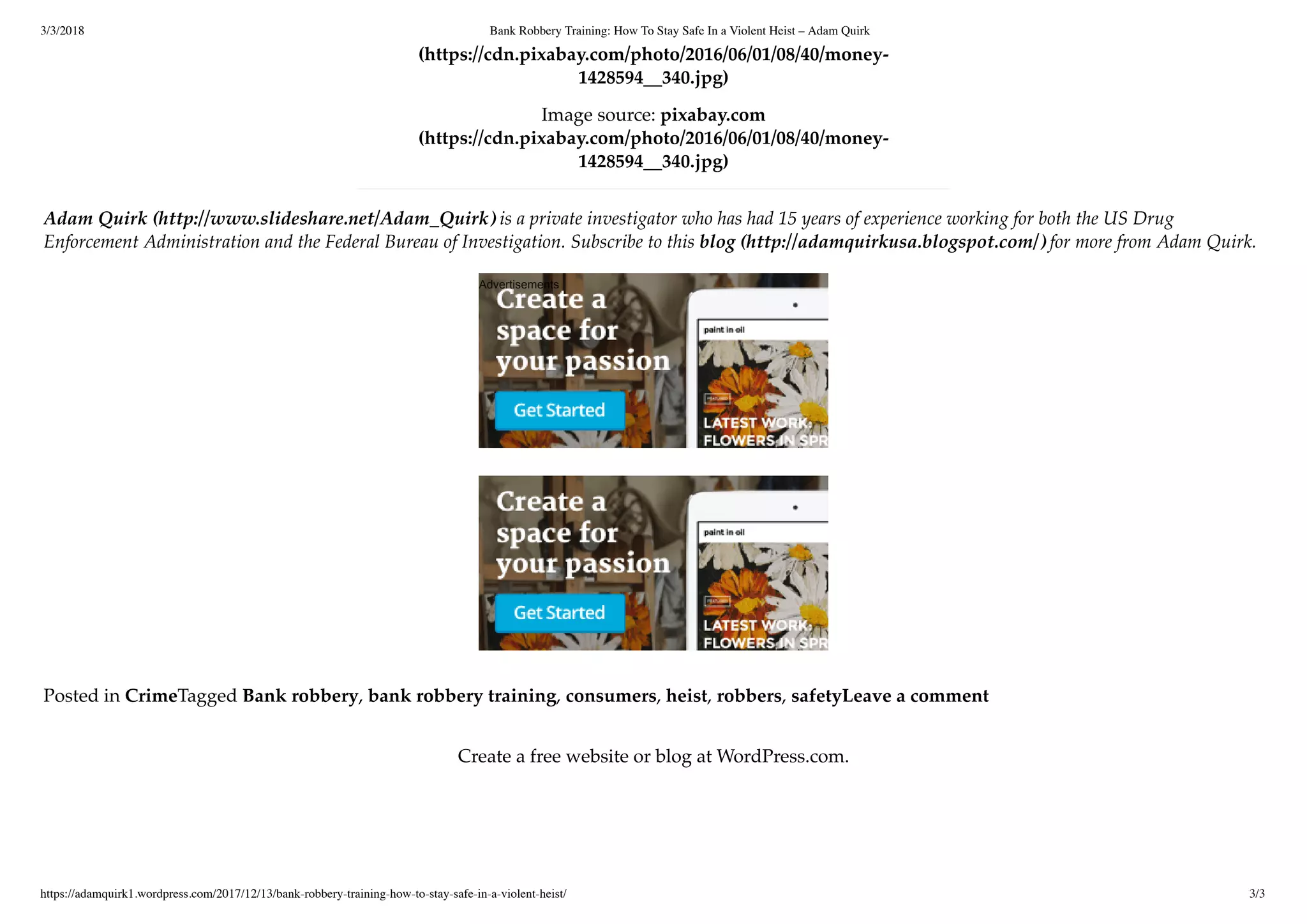 BANK ROBBERY TRAINING: HOW TO STAY SAFE IN A VIOLENT HEIST | PDF