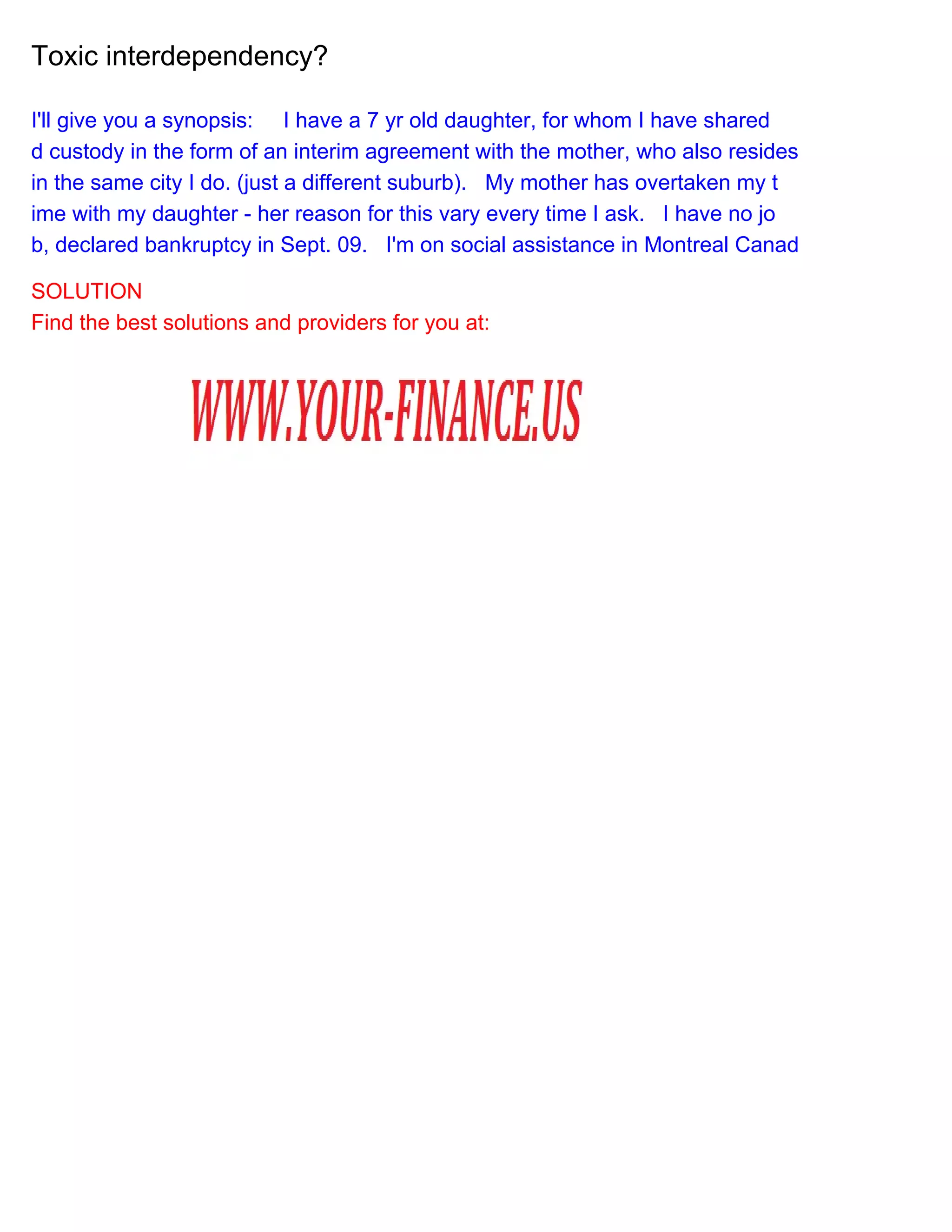 Toxic interdependency? | PDF