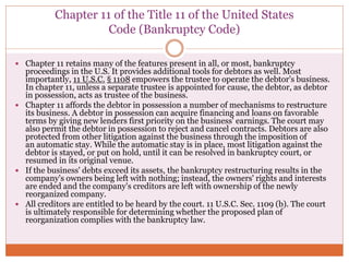 Bankruptcy law in the_united_states_rules | PPTX