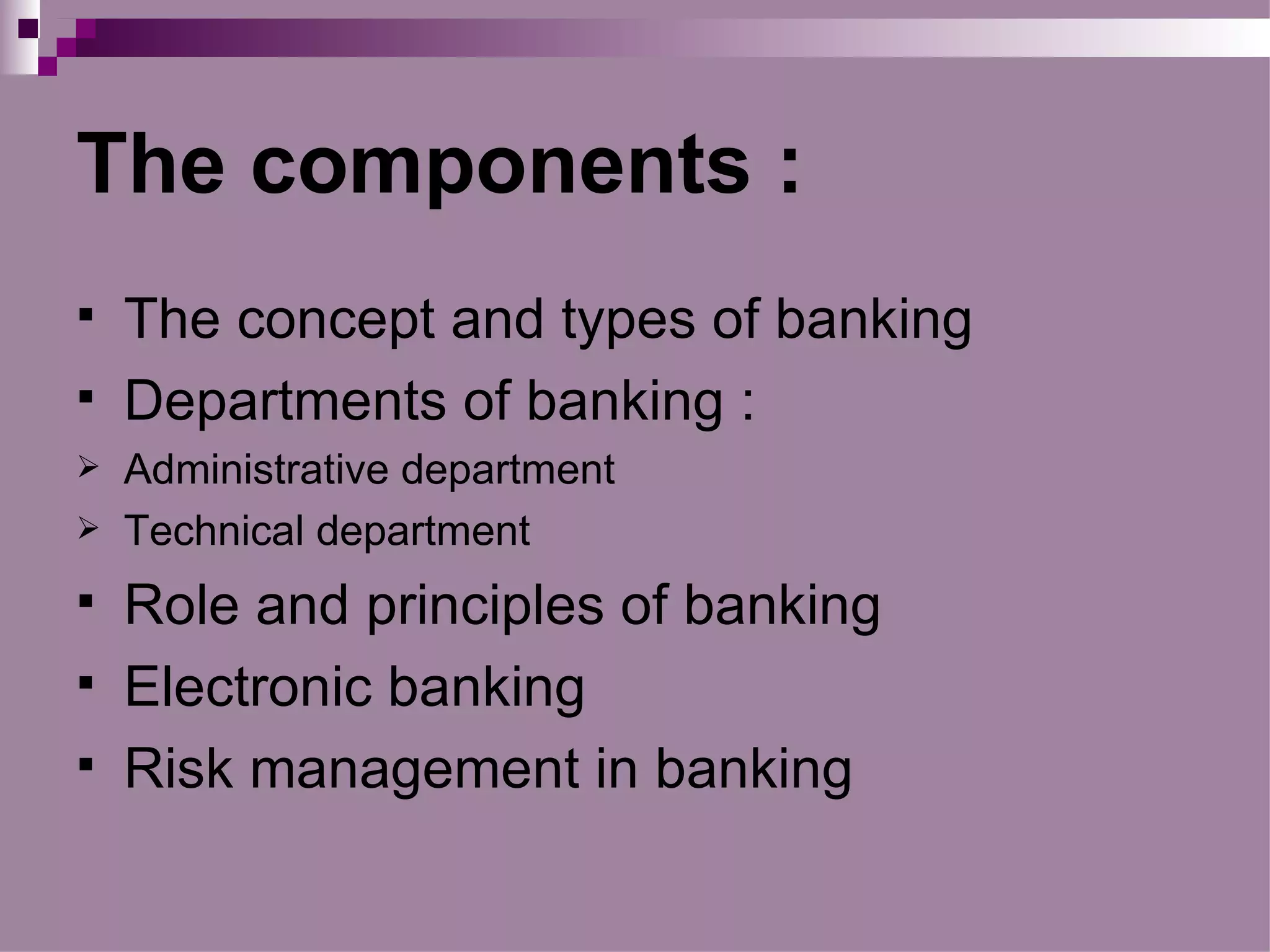 Banks | PPT