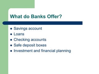 Banks | PPT