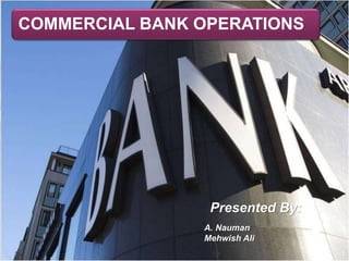 commercial Banks, history, functions, roles | PPTX