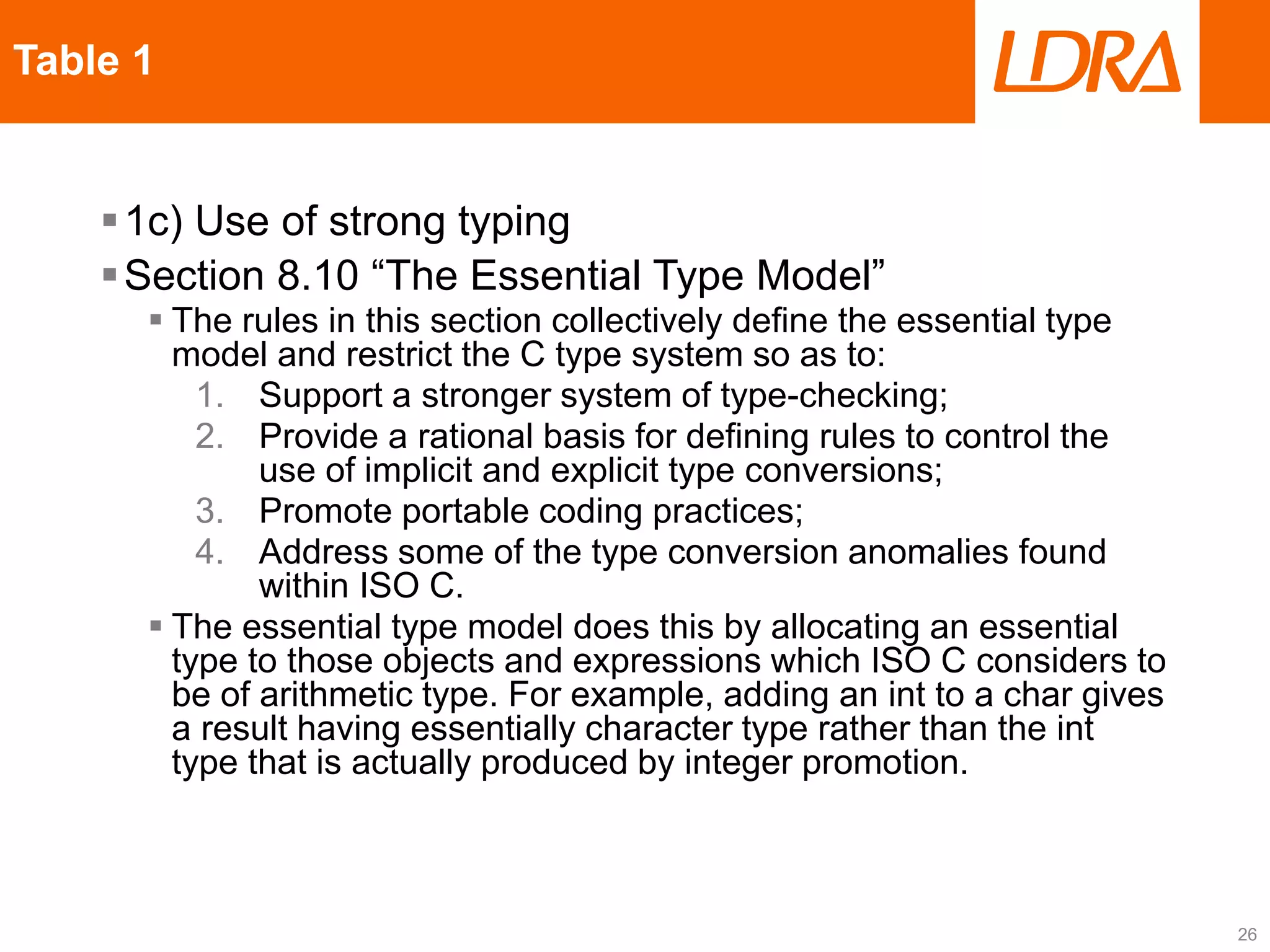 MISRA C in an ISO 26262 context | PDF