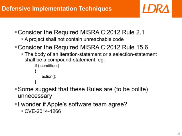 MISRA C in an ISO 26262 context | PDF