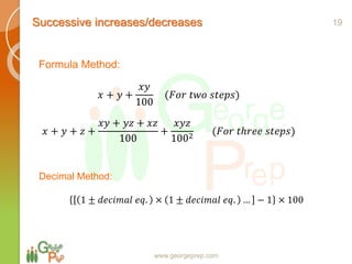 Banks and SSC - Percentages | PPTX