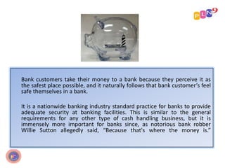 Bank Security | PPTX