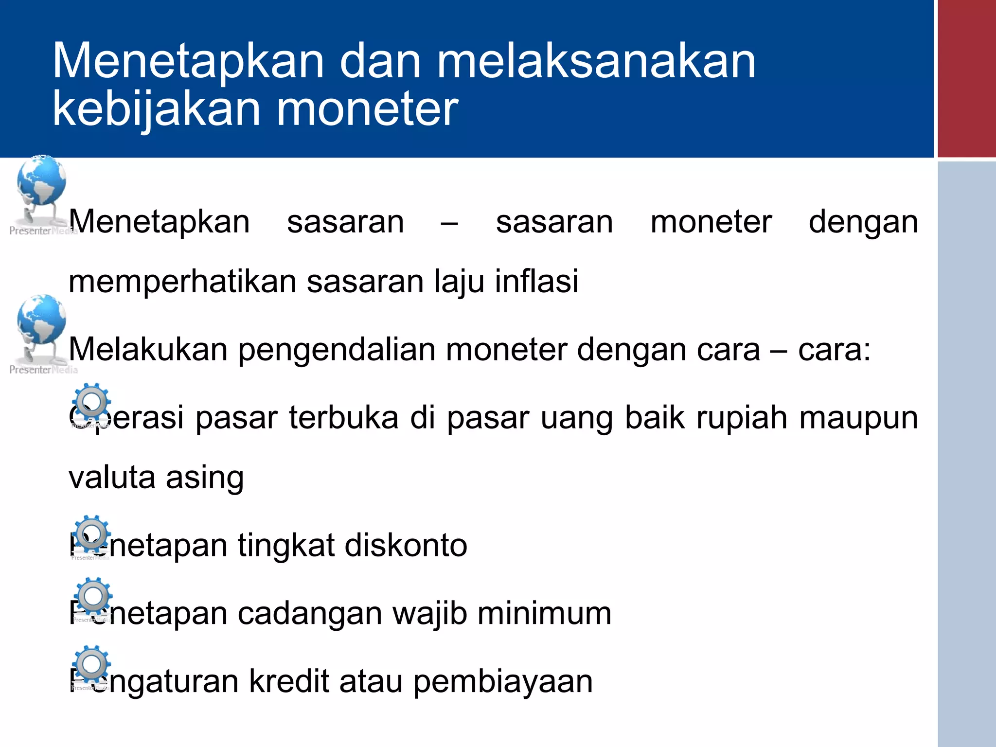 Sekilas Mengenal Bank Sentral dan Kebijakan Moneter Bank Indonesia | PPT