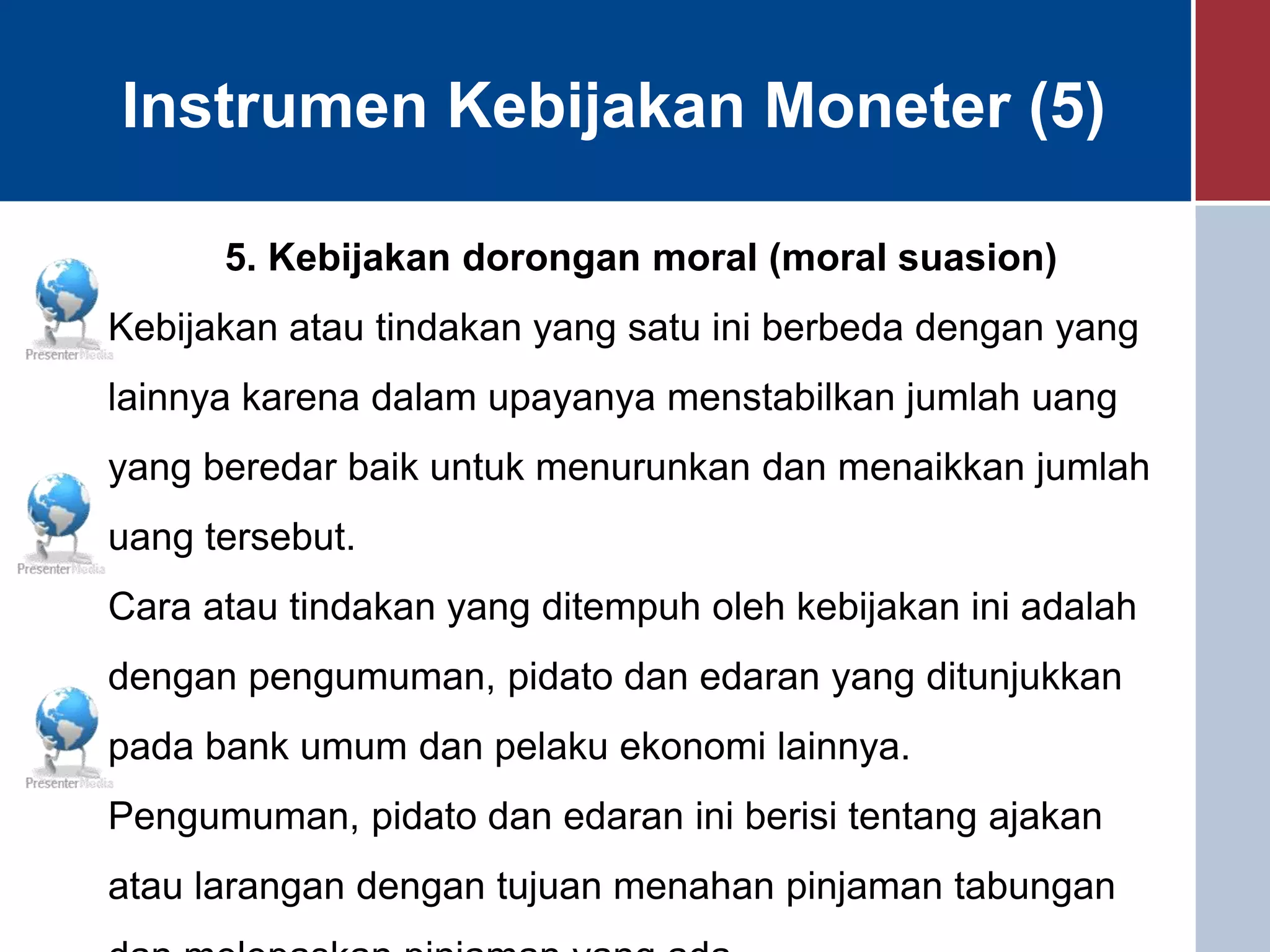 Sekilas Mengenal Bank Sentral dan Kebijakan Moneter Bank Indonesia | PPTX