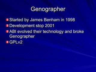 Banks Genographer Bosc2008 | PPT