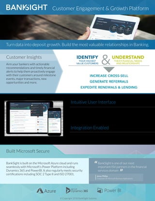 BankSight One Pager | PDF