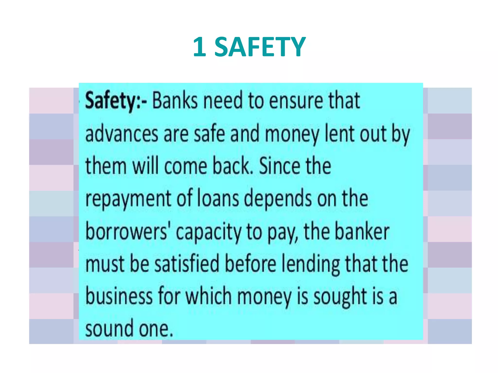 Banks lending principles ppt2 | PPT