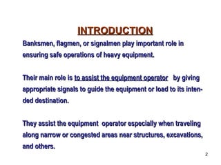 Banks Man/signel man or crane helper- QC.ppt
