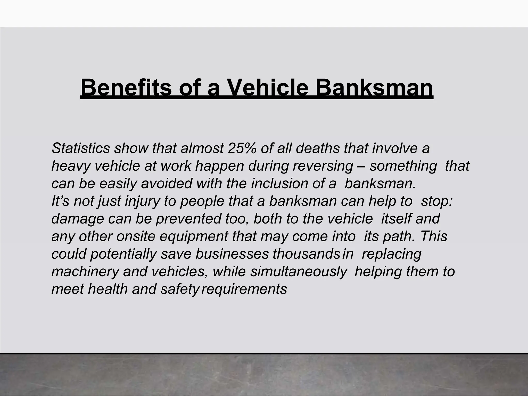 Banksman Awareness safety training ppt.pptx