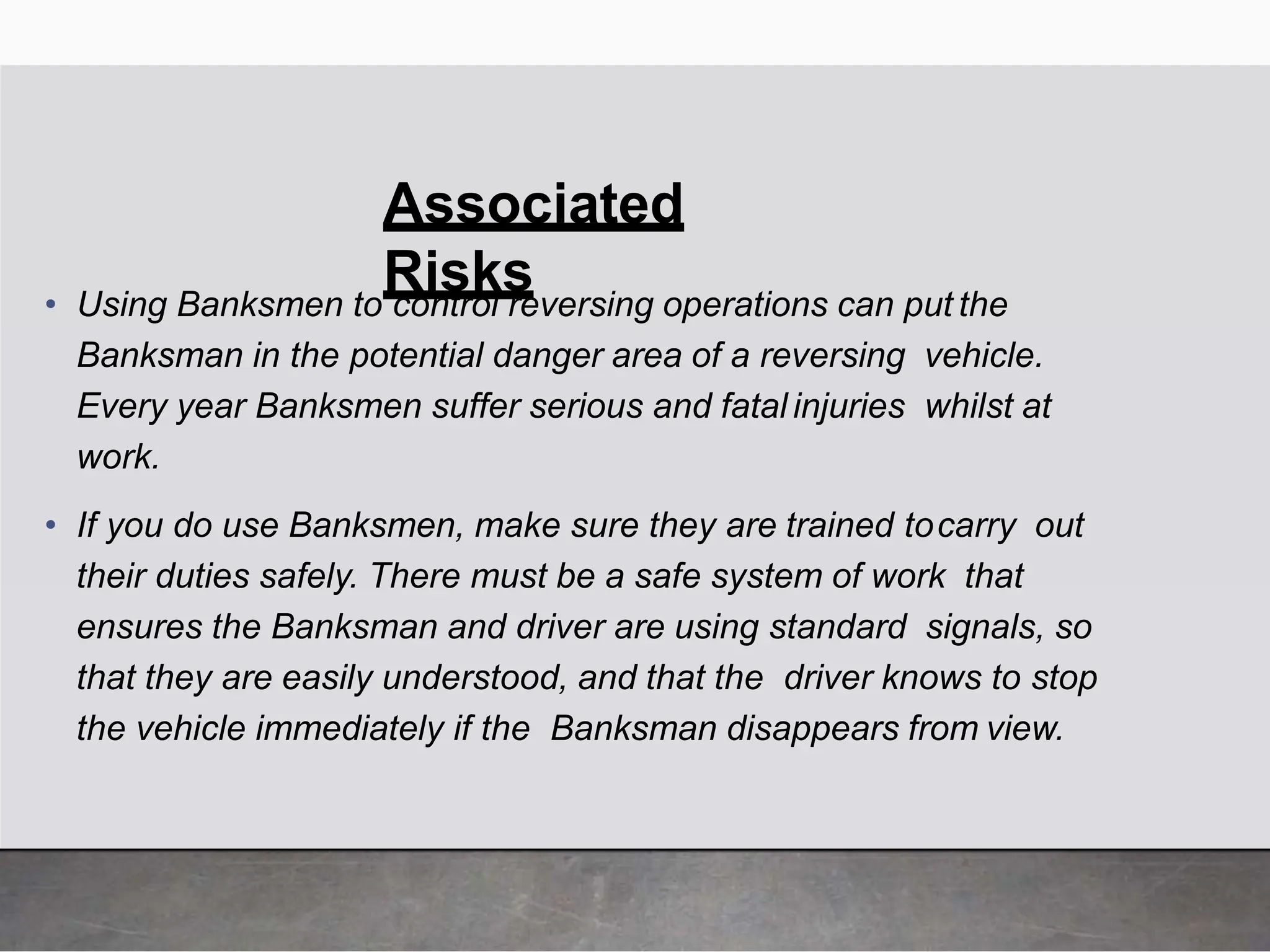 Banksman Awareness safety training ppt.pptx
