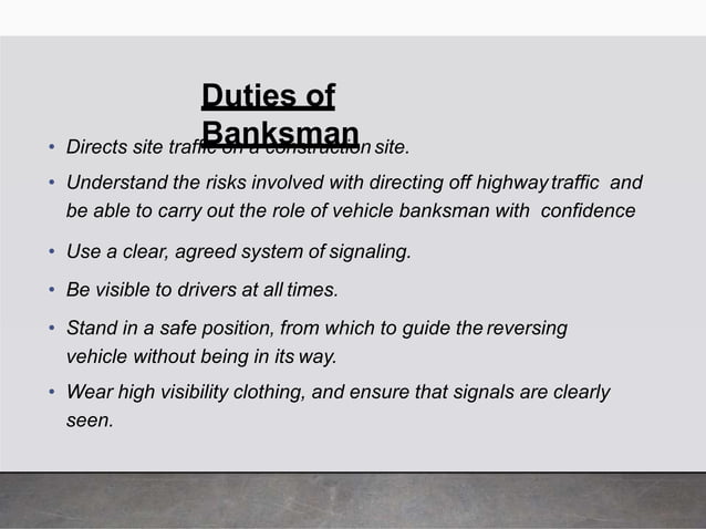 Banksman Awareness safety training ppt.pptx