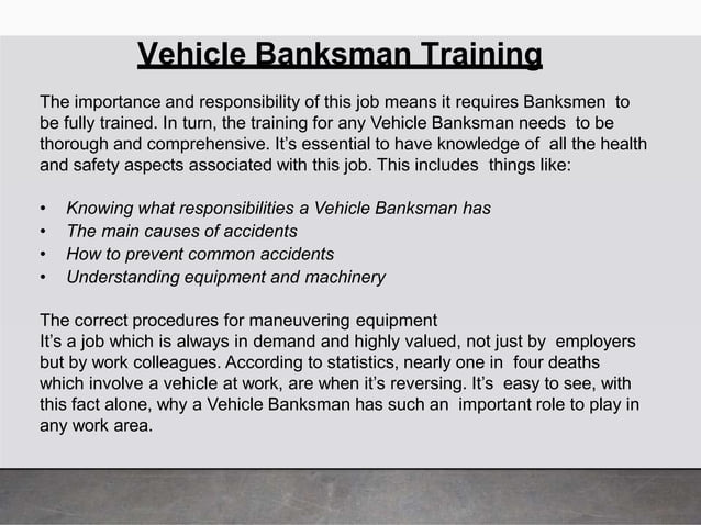 Banksman Awareness safety training ppt.pptx