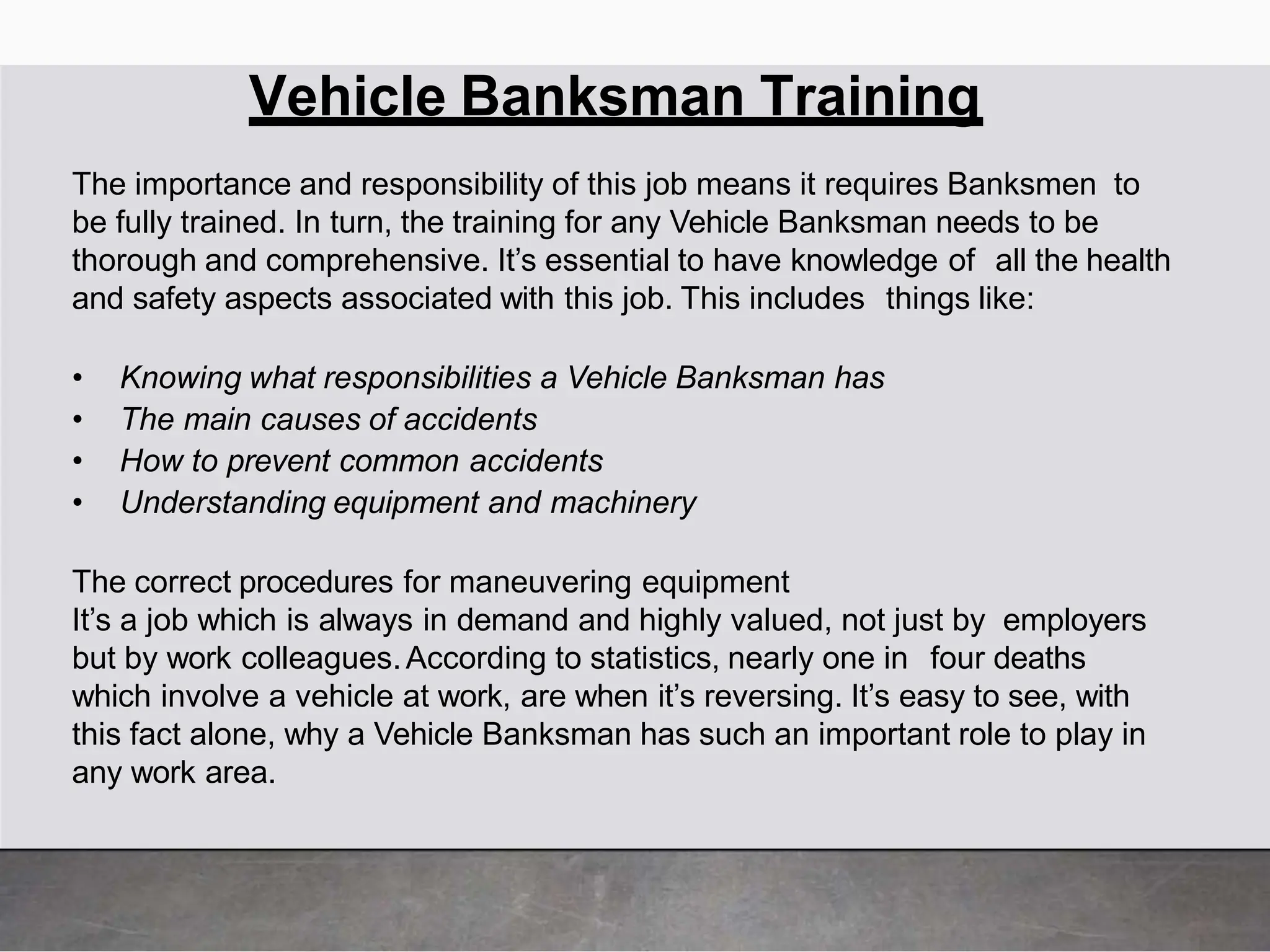 banksman awareness ppt.pptx