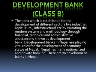 Banks of nepal with explanation. | PPTX