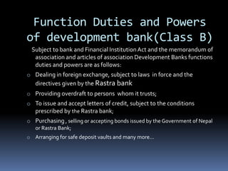 Banks of nepal with explanation. | PPTX