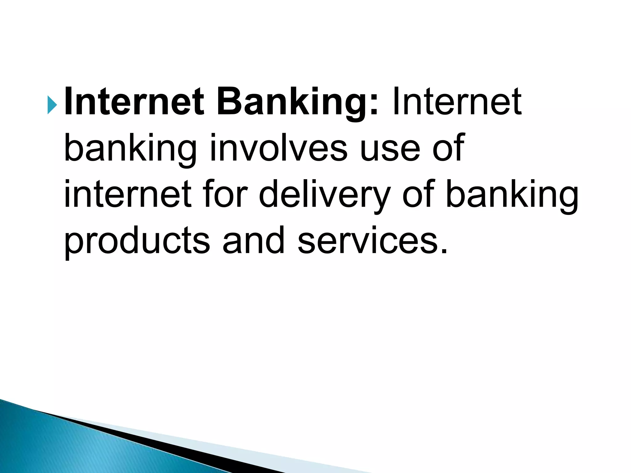 Bank’s products and services | PPTX