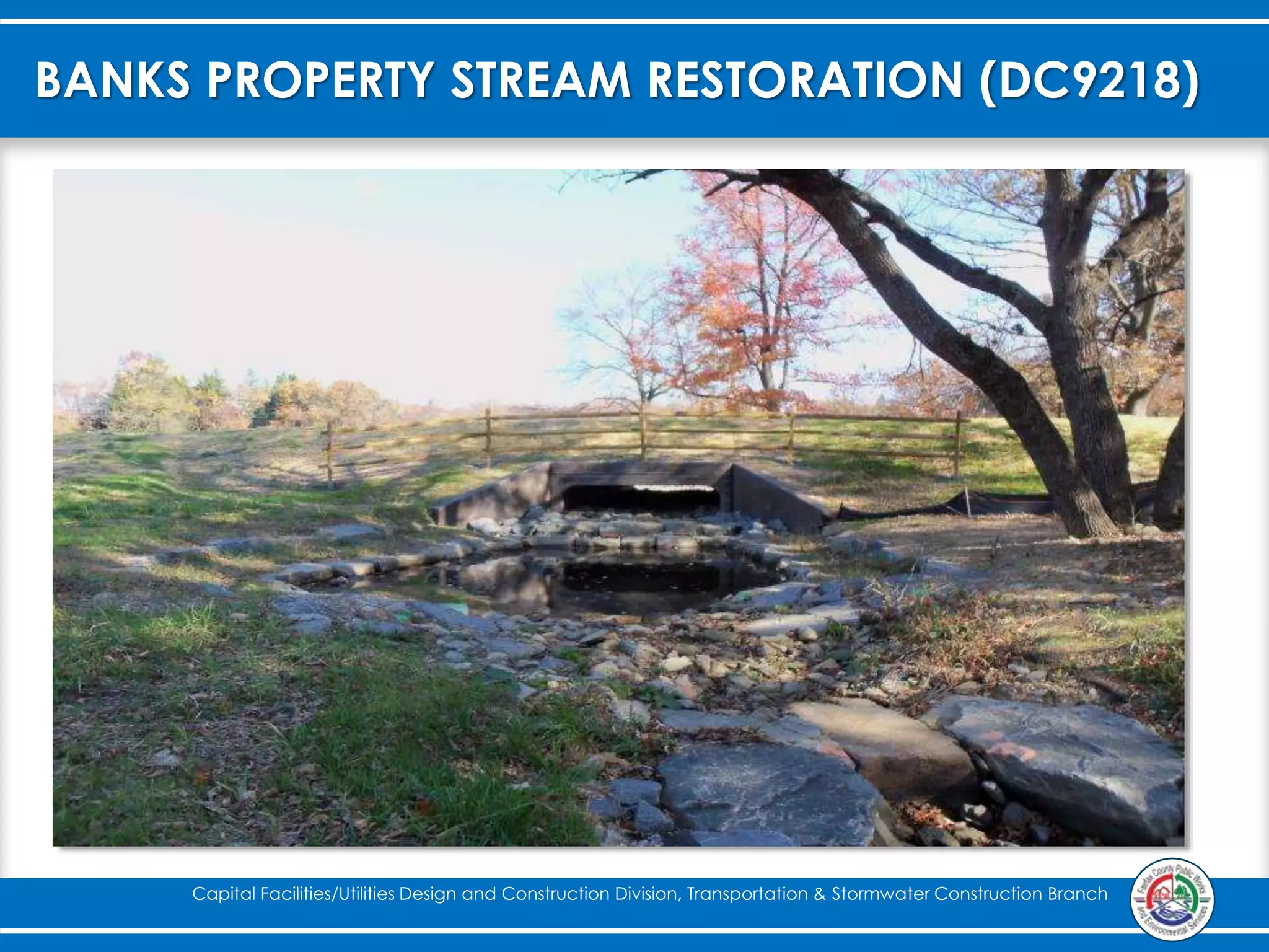 Banks Property Stream Restoration (DC9218) | PPTX | Civil Engineering ...