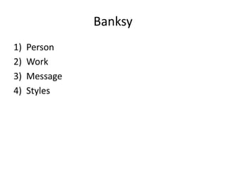 Banksy | PPTX