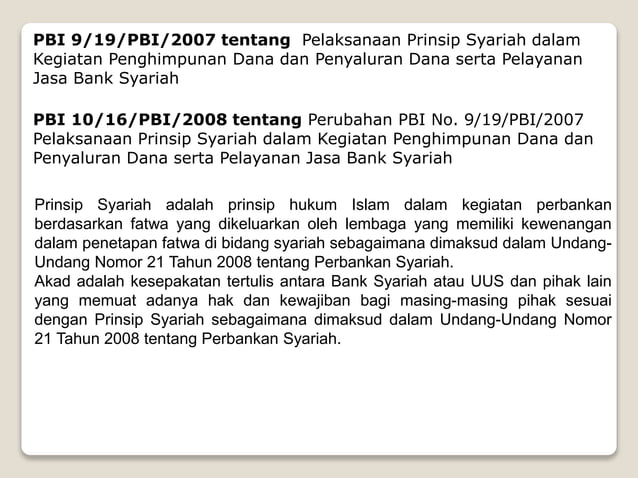 KONSEP & SISTEM PERBANKAN SYARIAH DI INDONESIA | PPT