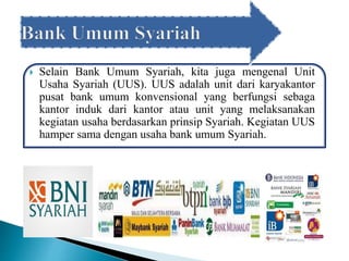 Bank syariah dan BPRS | PPTX