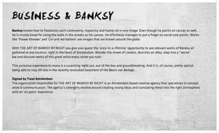 THE ART OF BANKSY BY NIGHT | PPT