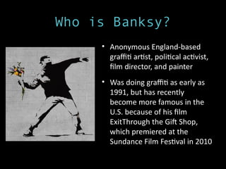 Banksy stencil street art Power Point.pptx