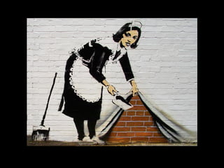 Banksy stencil street art Power Point.pptx