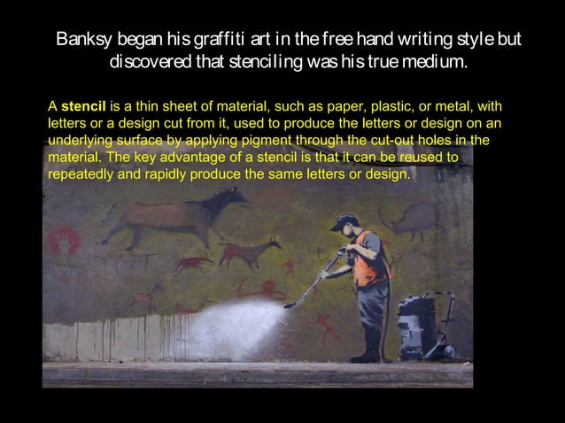 Banksy presentation | PPT | Arts and Crafts | Hobbies & Interests