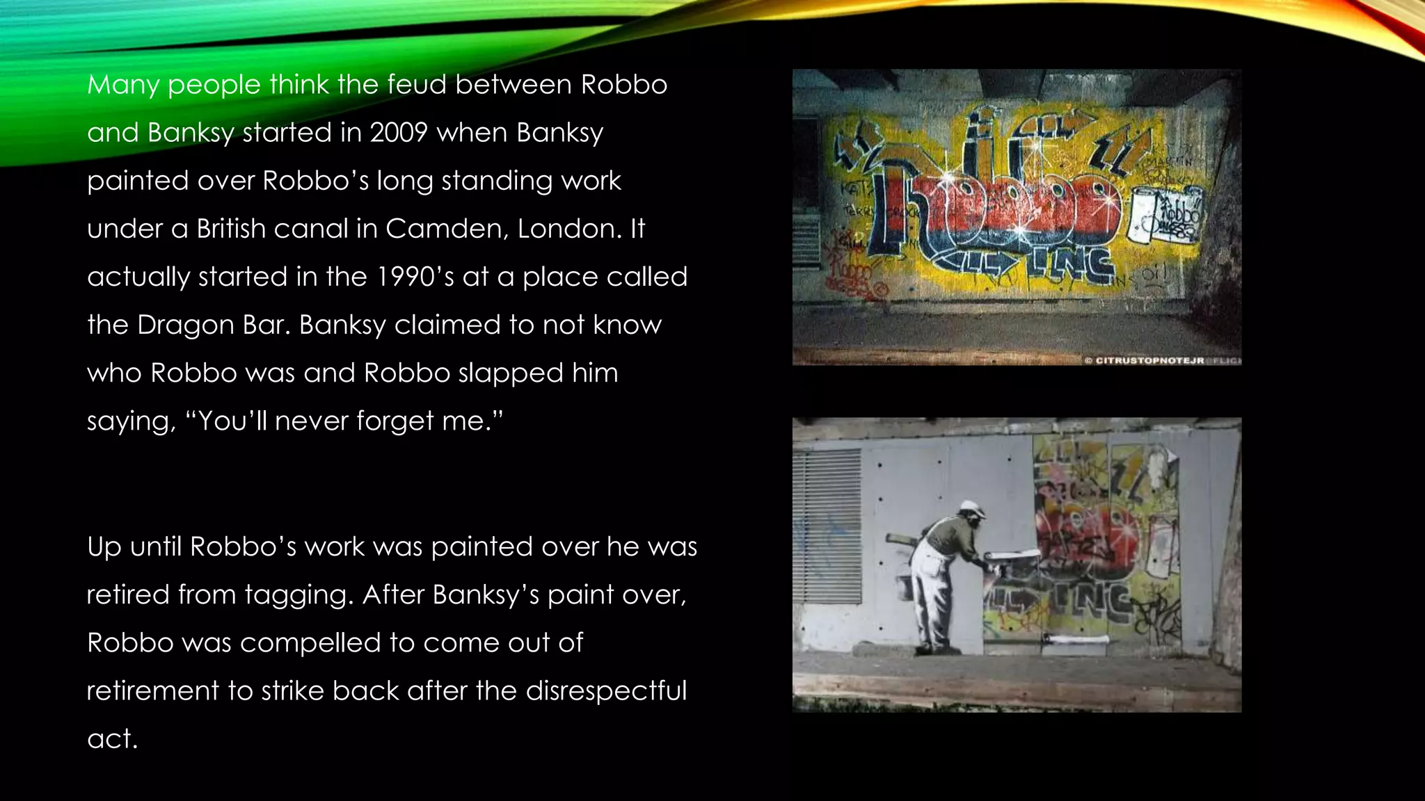 Banksy vs King Robbo | PPTX