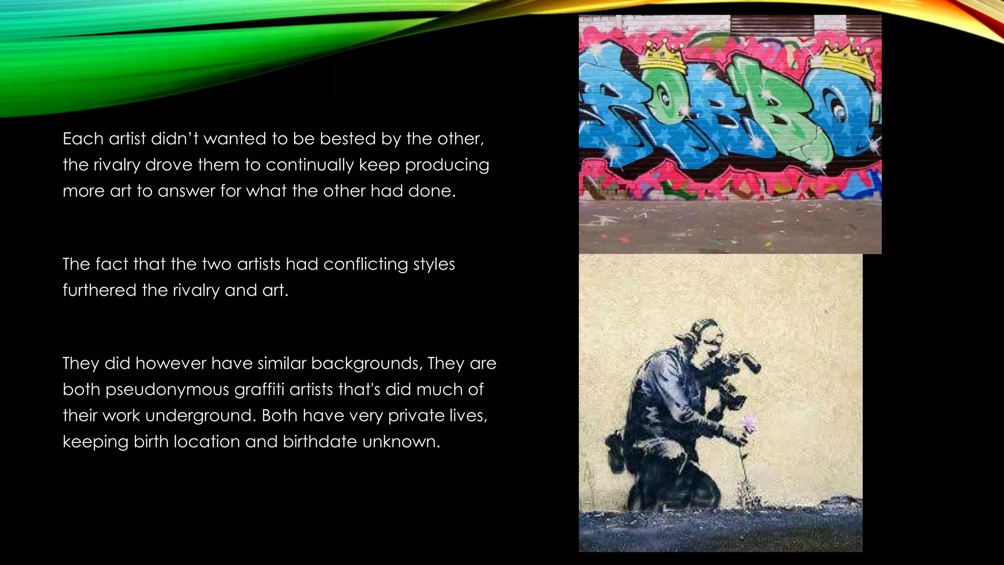 Banksy vs King Robbo | PPTX
