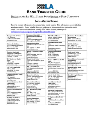 Bank Transfer Guide by Good Jobs LA | PDF