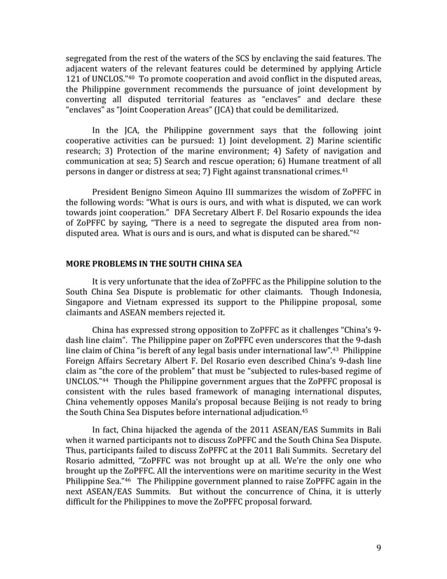 Philippine Solution to the South China Sea Problem: More Problems, Less ...