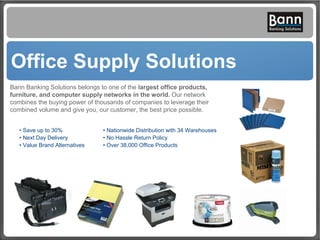 Bann banking presentation | PPT